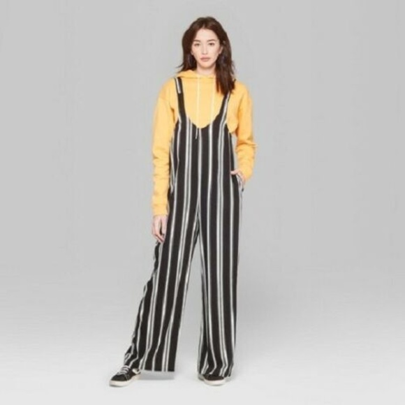 Wild Fable Pants And Jumpsuits Womens Striped Strappy Scoop Neck